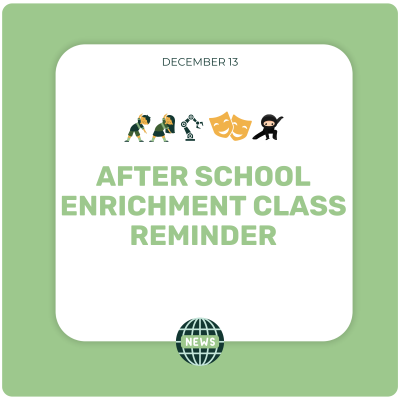 Enrichment Class Reminder | News | Brookwood School