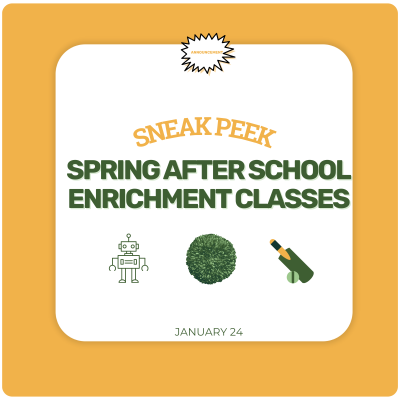 After School Sneak Peek - Spring Enrichment Classes | News | Brookwood ...