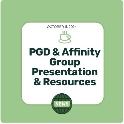 PGD/Affinity Groups Parent Coffee Presentation & Resources | News ...